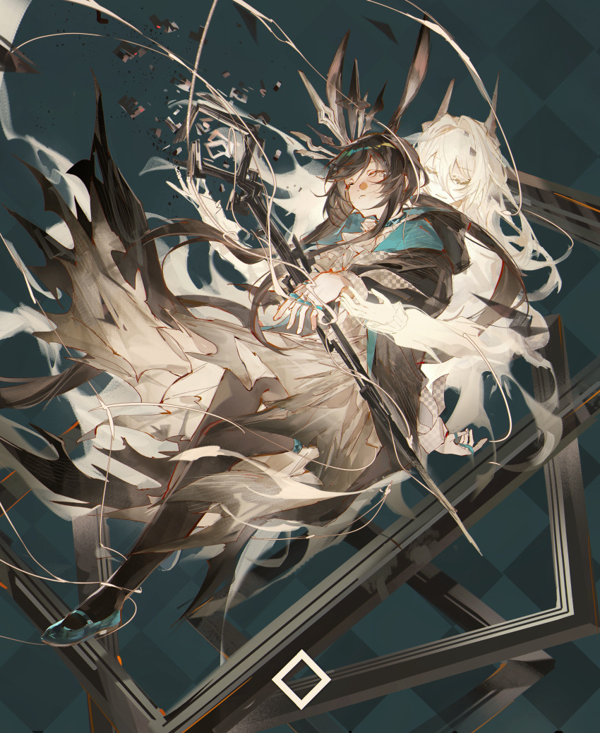 The Big ImageBoard (TBIB) - 2girls absurdres amiya (arknights) amiya (medic) (arknights) animal ...