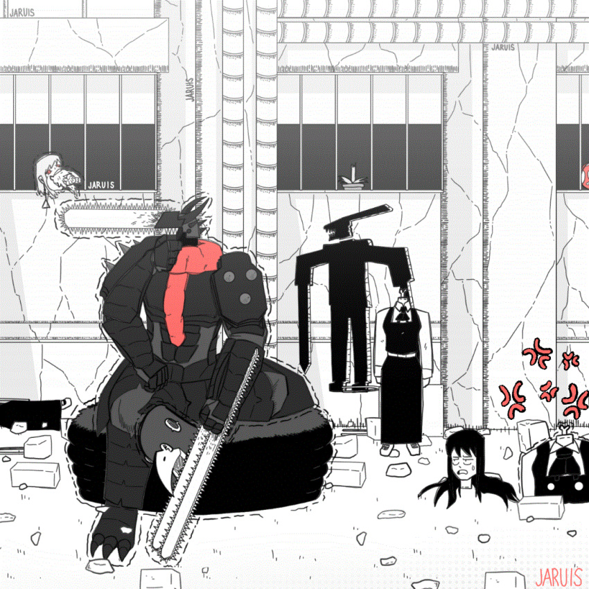 The Big ImageBoard (TBIB) - 1boy 3girls anger vein animated animated ...