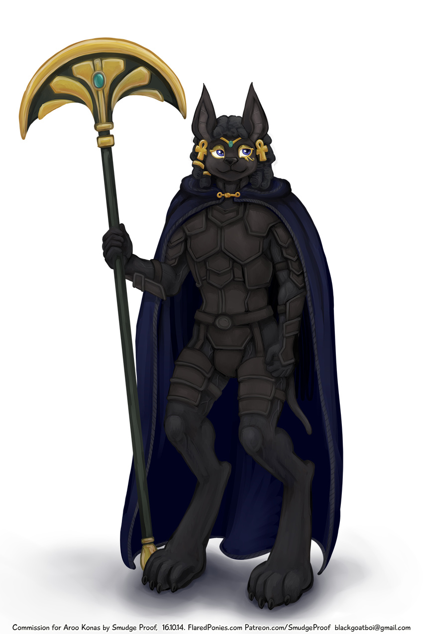 The Big ImageBoard (TBIB) - alpha channel ankh anthro anubian jackal armor blue eyes canid ...