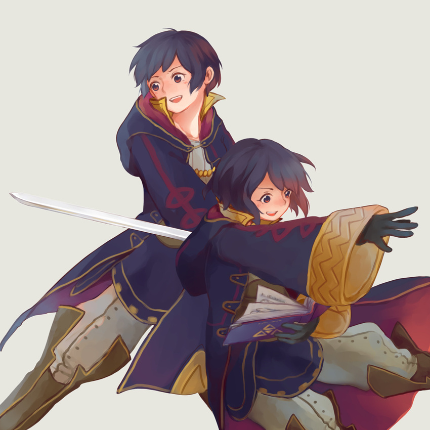 The Big ImageBoard (TBIB) - 1boy 1girl boots cloak fire emblem fire ...