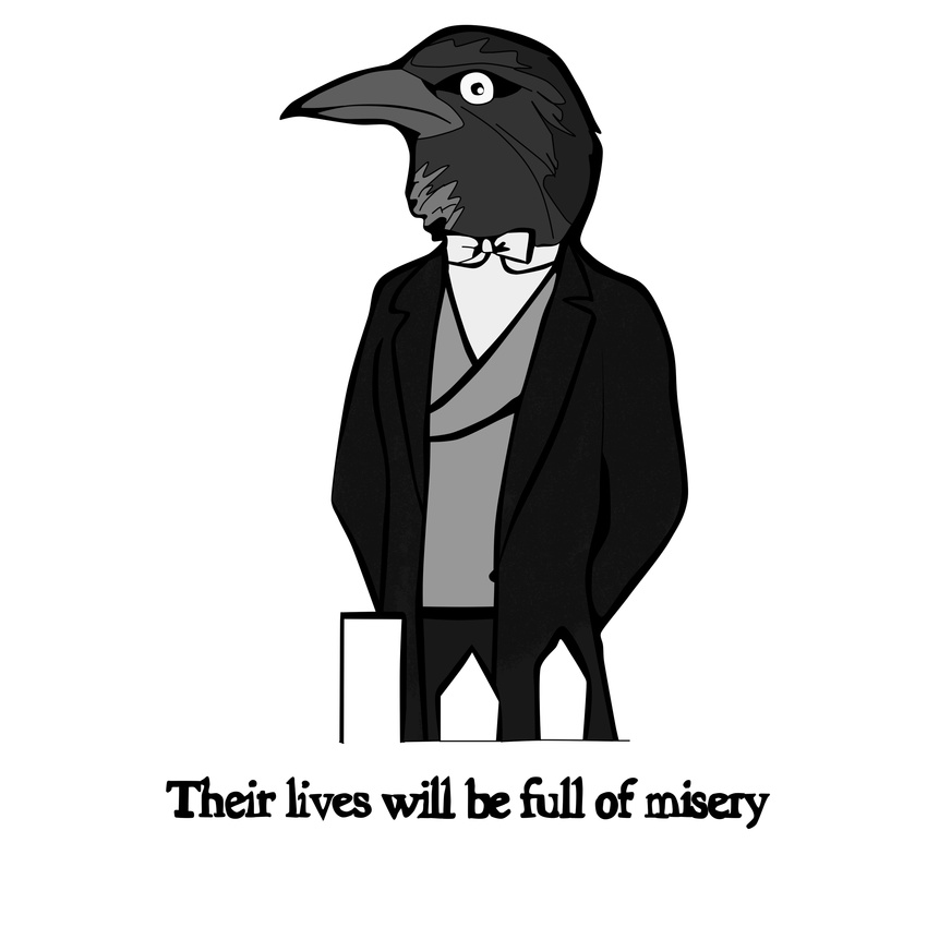 The Big Imageboard Tbib Anthro Avian Beak Bird Corvid Crow Cube