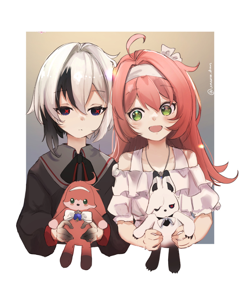 The Big Imageboard Tbib 2girls D Absurdres Aged Down Ahoge