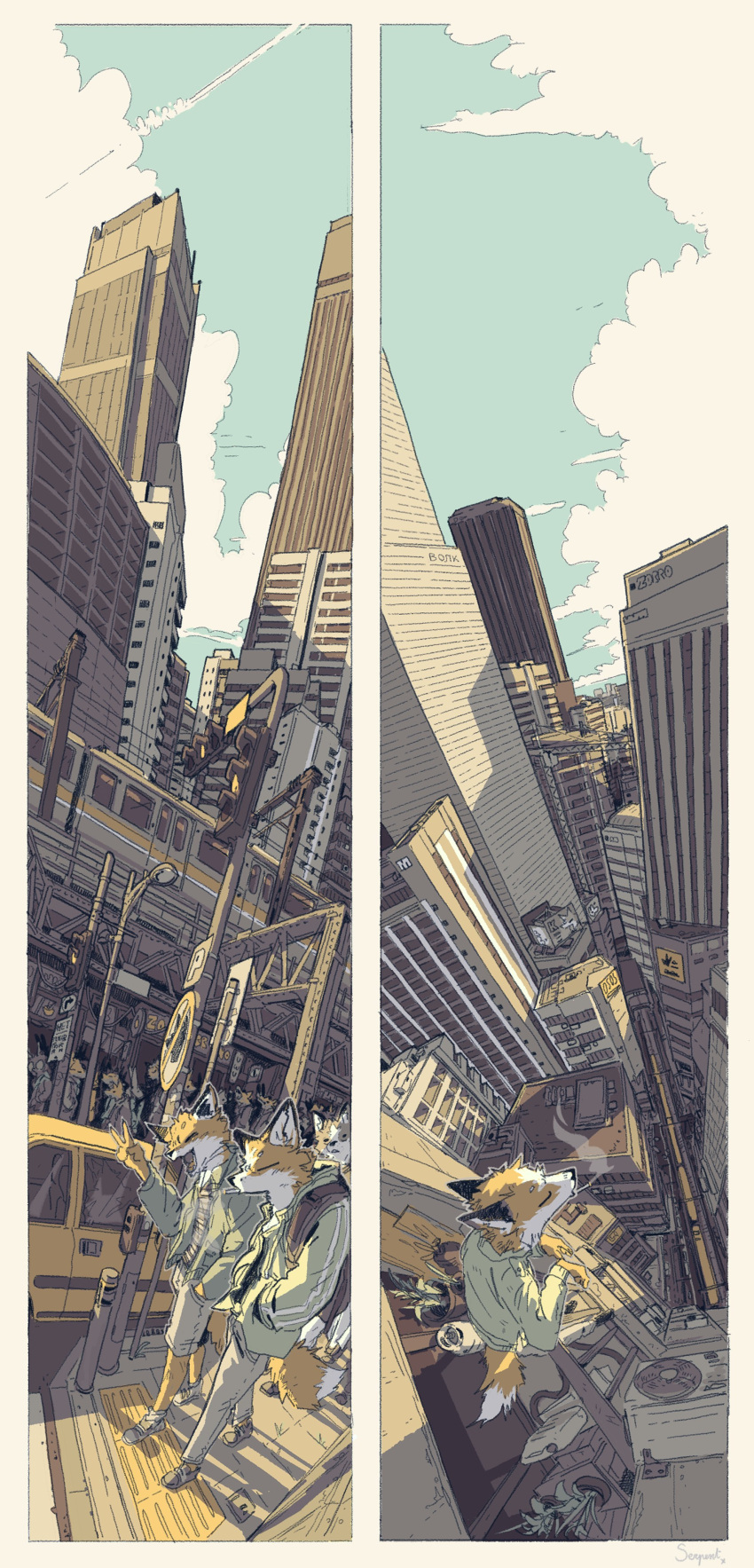 The Big Imageboard Tbib 2023 Absurd Res Anthro Biped Building Canid