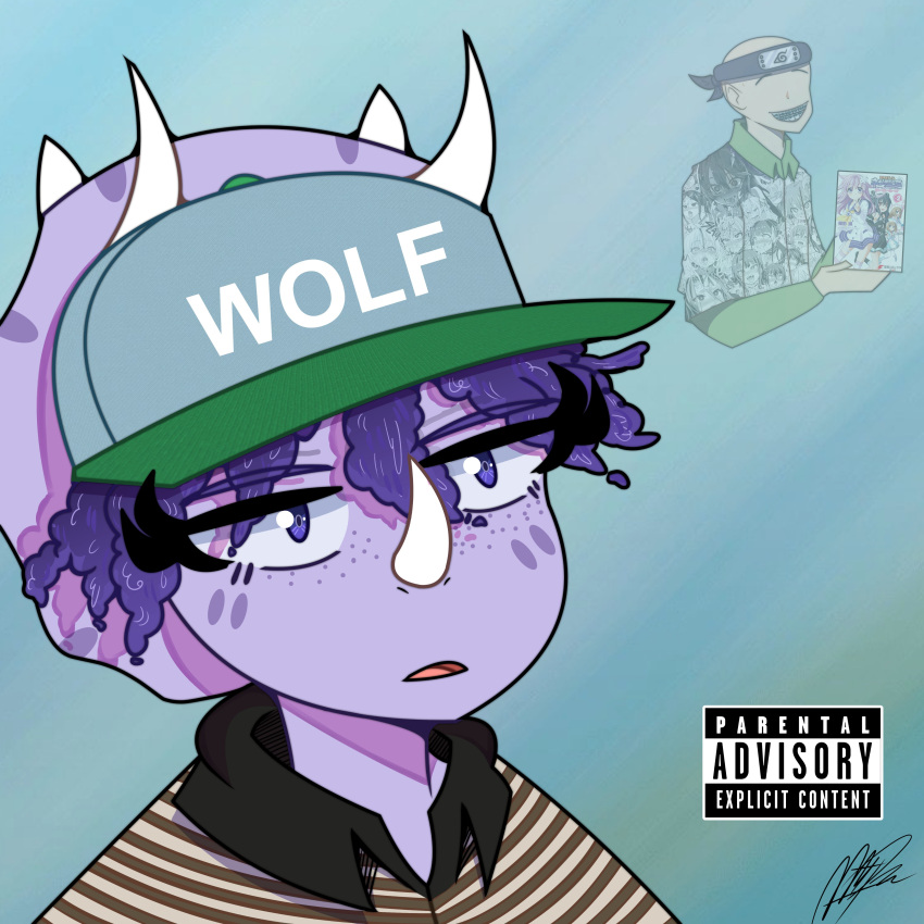 The Big ImageBoard (TBIB) - 1:1 2024 3 horns abstract background absurd res album cover anon ...