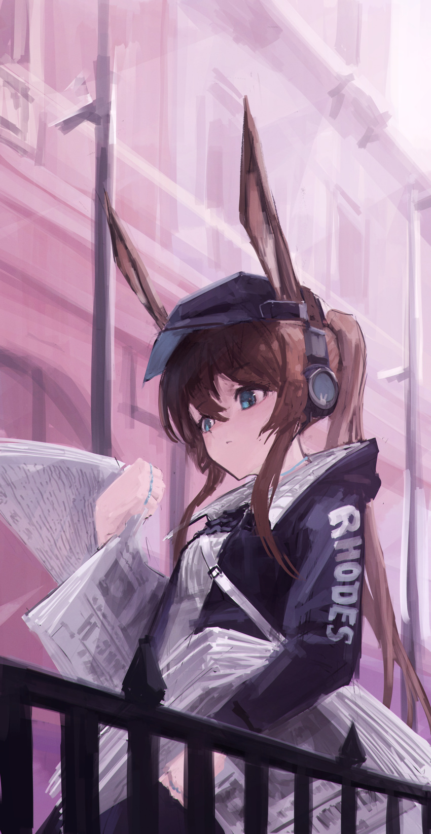 The Big ImageBoard (TBIB) - 1girl absurdres amiya (arknights) animal ears arknights brown hair ...