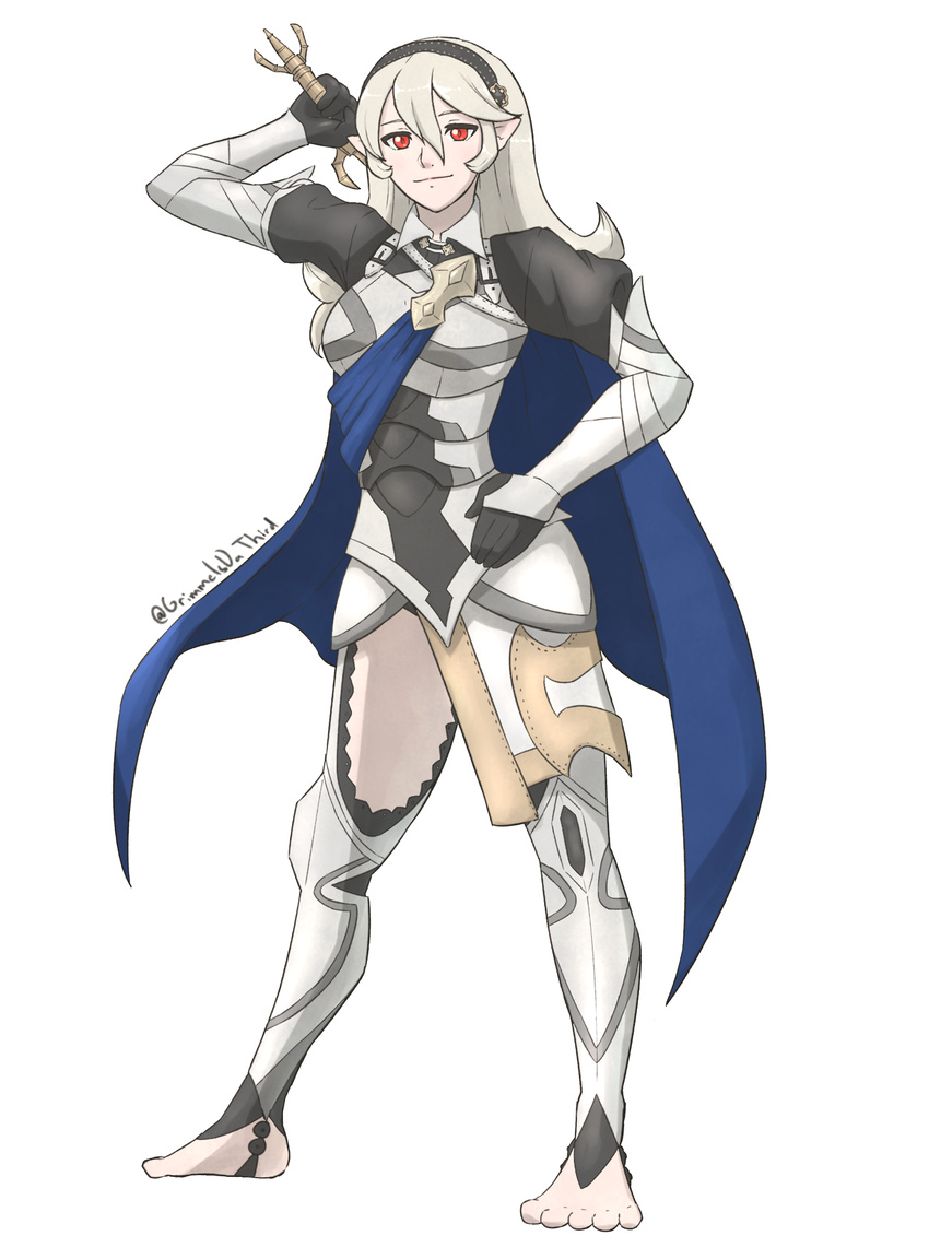 The Big Imageboard Tbib 1girl Armor Barefoot Cape Female My Unit