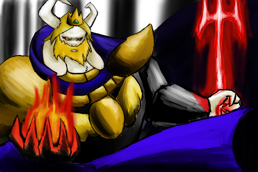 The Big ImageBoard (TBIB) - 2016 3:2 alternate form angry anthro asgore dreemurr beard boss ...