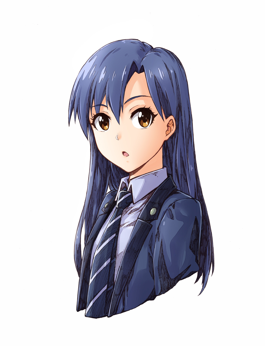The Big Imageboard Tbib 1girl Absurdres Blue Hair Brown Eyes