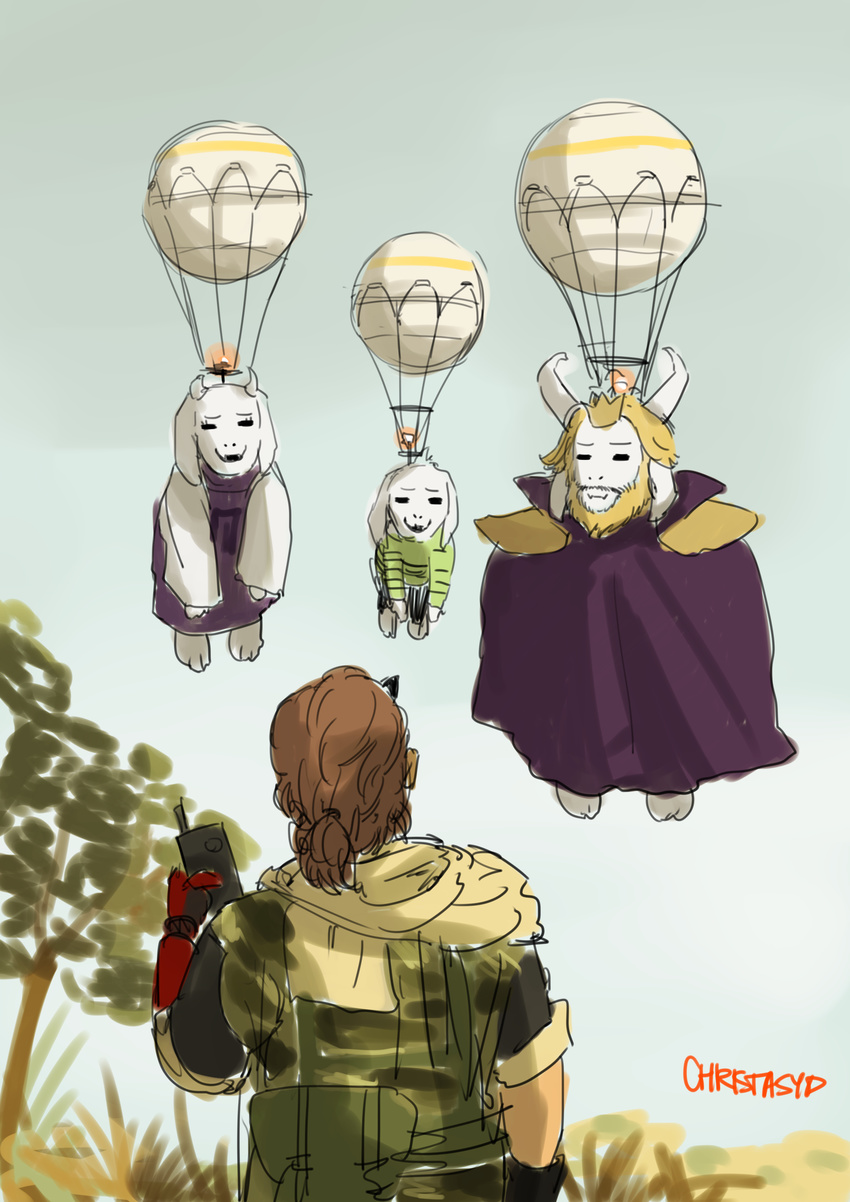 The Big ImageBoard (TBIB) - absurd res anthro asgore dreemurr asriel dreemurr beard bionic arm ...