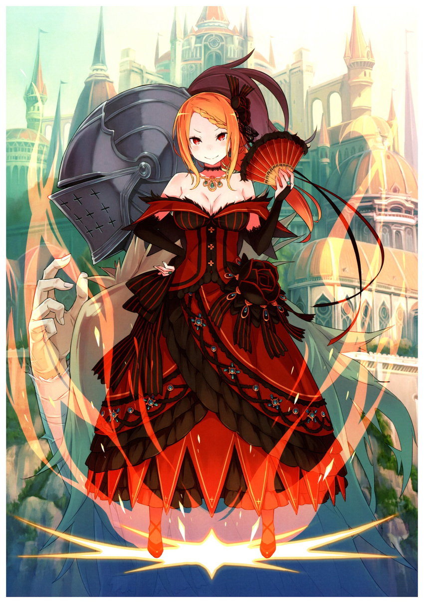 The Big ImageBoard (TBIB) - aldebaran (re zero) armor cleavage dress ootsuka shinichirou ...