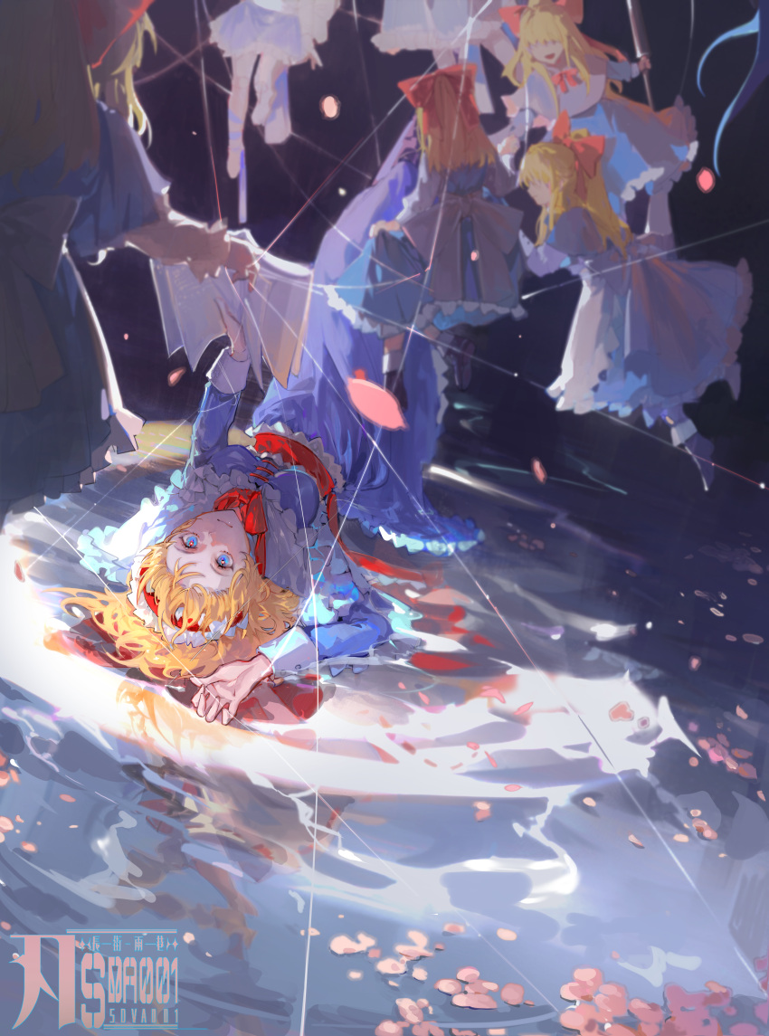 The Big ImageBoard (TBIB) - 1girl absurdres alice margatroid back bow blonde hair blue dress ...