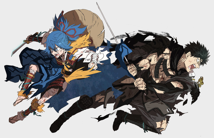 The Big ImageBoard (TBIB) - 2boys back-to-back bad id bad twitter id black hair blue eyes blue ...