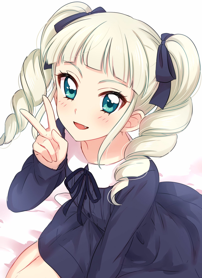 The Big ImageBoard (TBIB) - :d aikatsu! aikatsu! (series) bangs blonde hair blue dress blue eyes ...