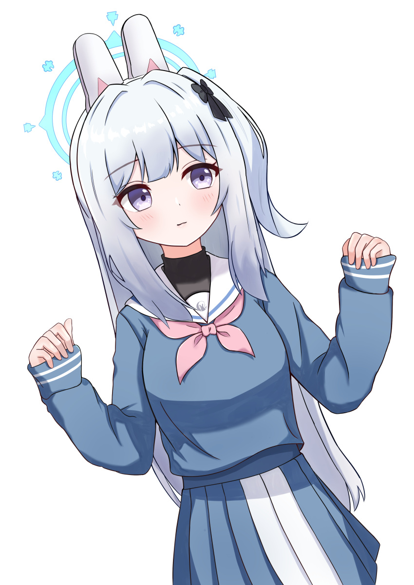 The Big ImageBoard (TBIB) - 1girl absurdres animal ears black bow black ...