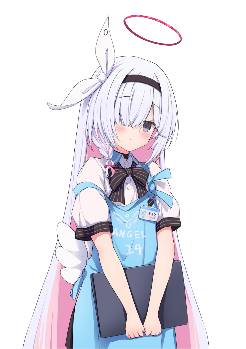 The Big ImageBoard (TBIB) - 1girl angel's 24 uniform (blue archive ...