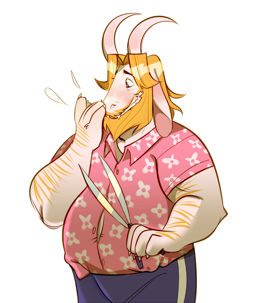 The Big ImageBoard (TBIB) - anthro asgore dreemurr beard blush boss monster caprine clothed ...