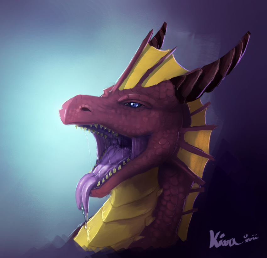 The Big ImageBoard (TBIB) - 2017 ambiguous gender blue eyes dragon ...