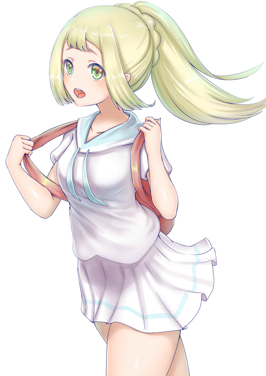 The Big ImageBoard (TBIB) - absurdres backpack bag blonde hair commentary request goldenweeksama ...