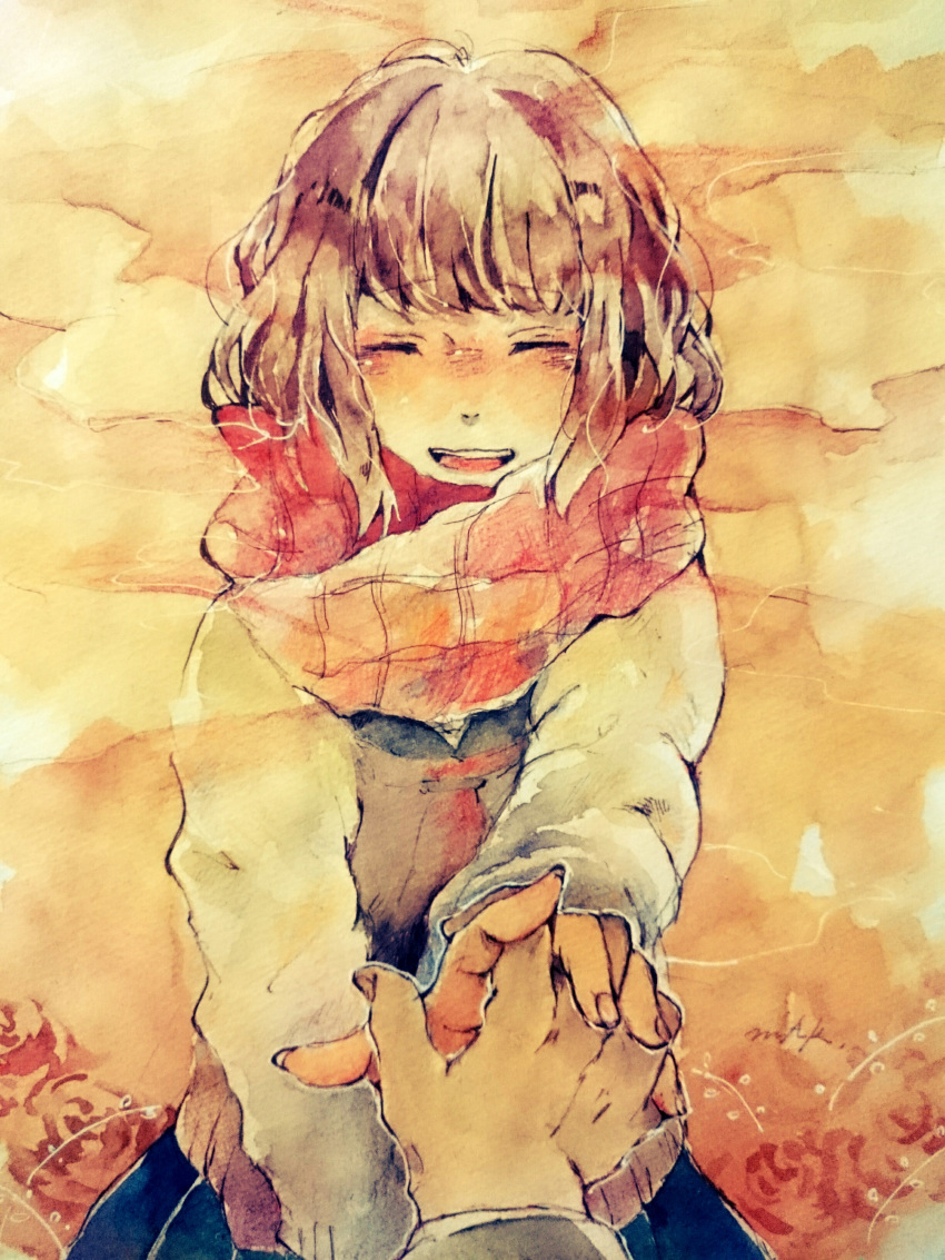 The Big Imageboard Tbib Absurdres Brown Hair Closed Eyes Facing