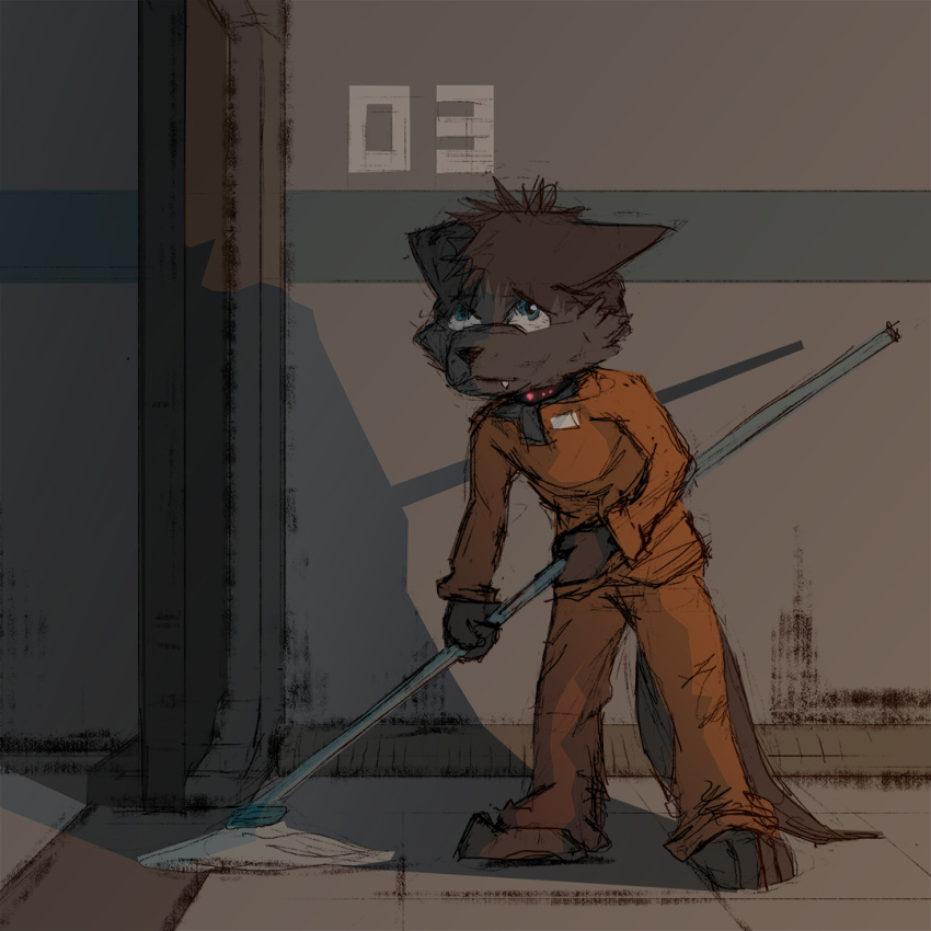 The Big ImageBoard (TBIB) - 1:1 2018 4 toes anthro barefoot black body black fur blue eyes canid ...