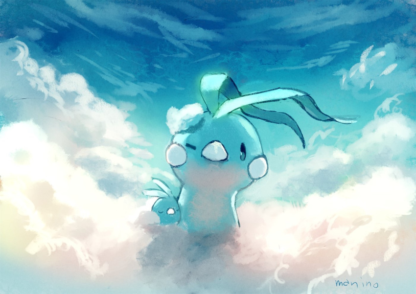 The Big ImageBoard (TBIB) - altaria bird blue blue sky cloud cloudy sky ...