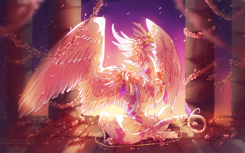 The Big Imageboard Tbib 2016 Detailed Background Digital Media Artwork Dragon Feathered