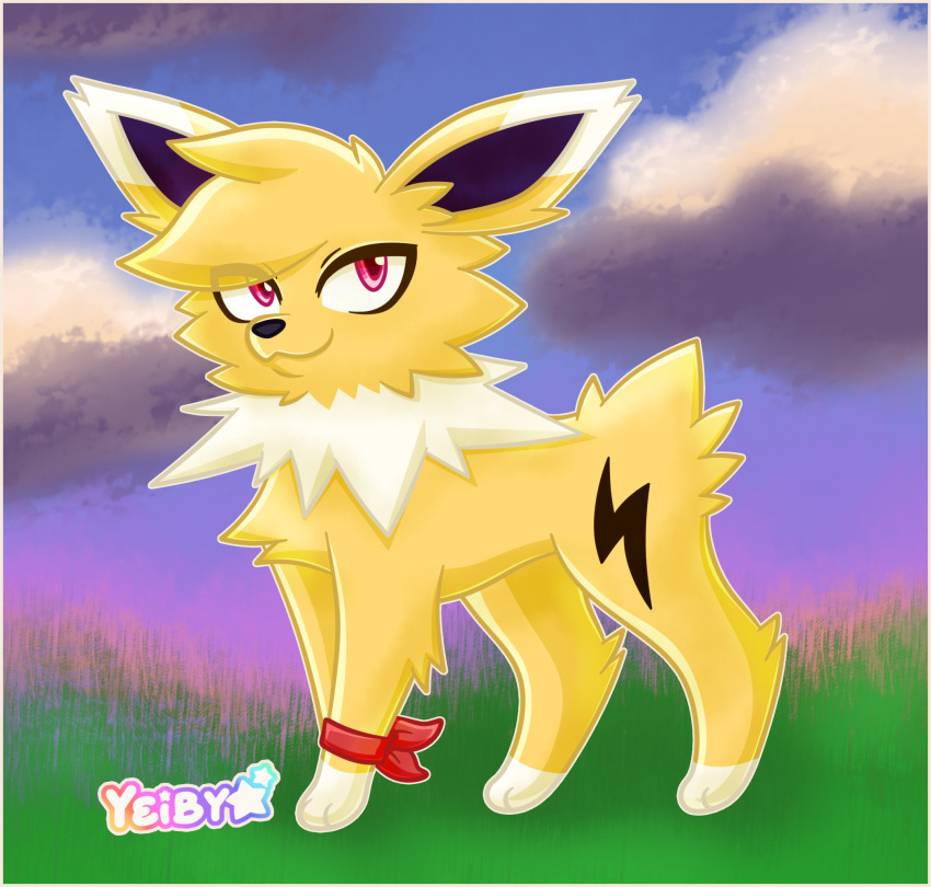 The Big ImageBoard (TBIB) - alex the jolteon (oc by alenky) border ...
