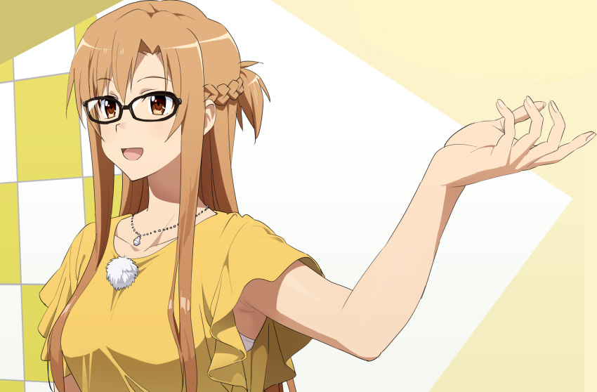 The Big ImageBoard (TBIB) - armpits asuna (sao) braid brown eyes brown ...
