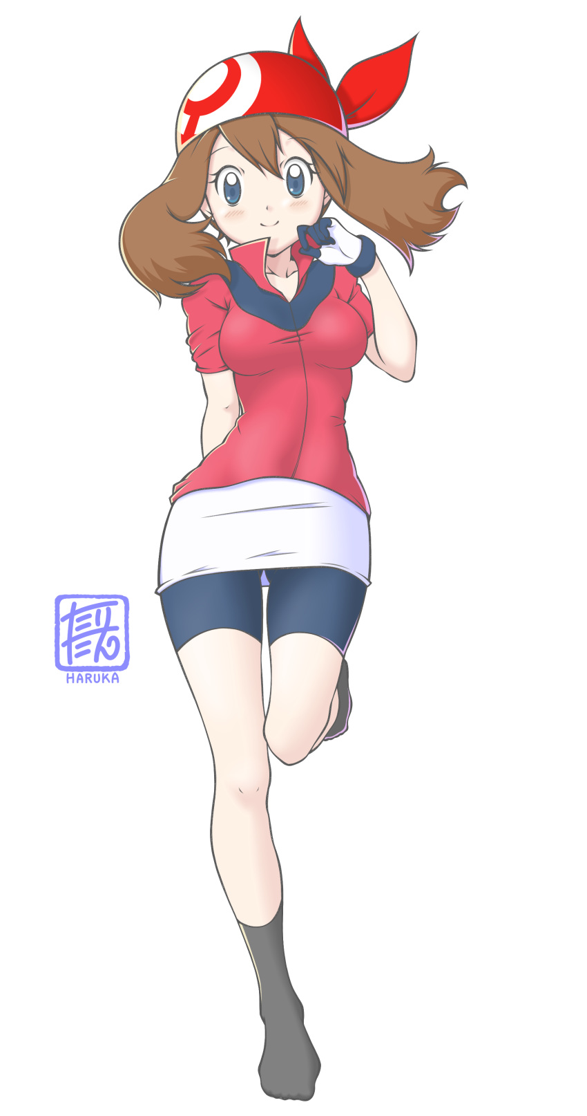 The Big Imageboard Tbib 1girl Absurdres Arm Behind Back Bike Shorts