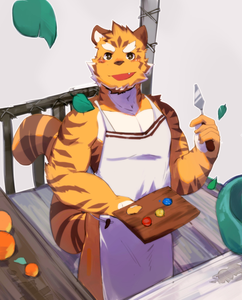 The Big Imageboard Tbib 2016 Absurd Res Anthro Cute Fangs Felid Fur