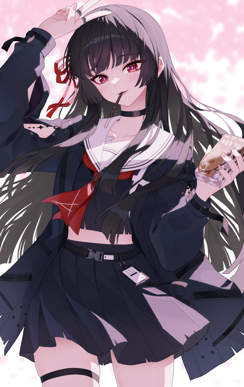 The Big ImageBoard (TBIB) - 1girl absurdres ajeu914 arm cutout arm up ...