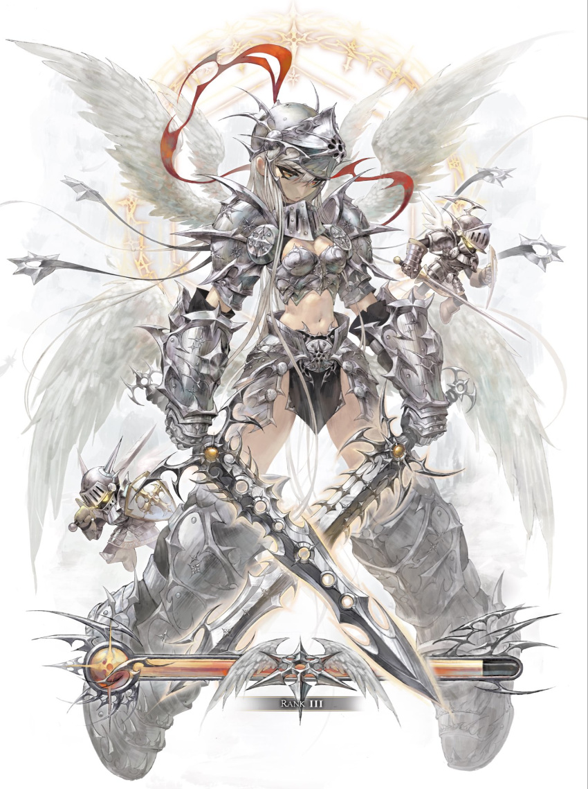 The Big ImageBoard (TBIB) - 1girl armet armor b0throps black loincloth ...