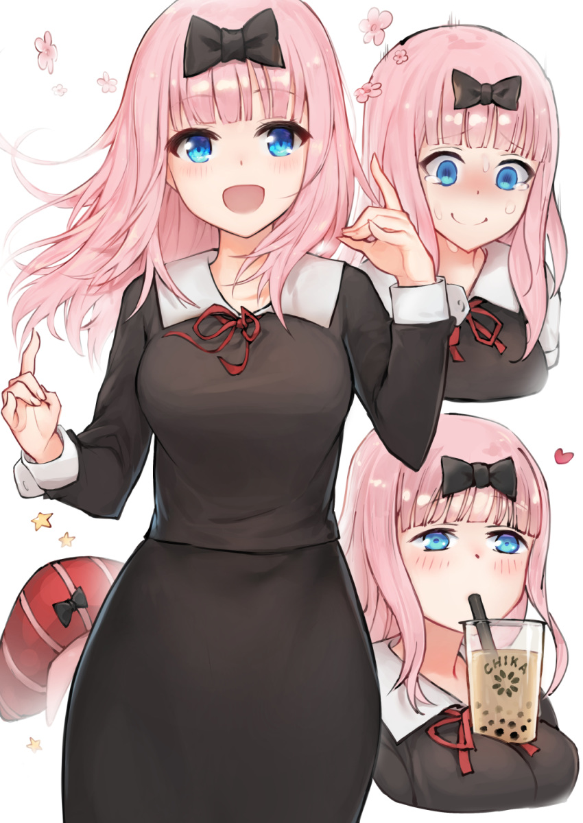 The Big Imageboard Tbib 1girl D N Black Bow Black Shirt Black
