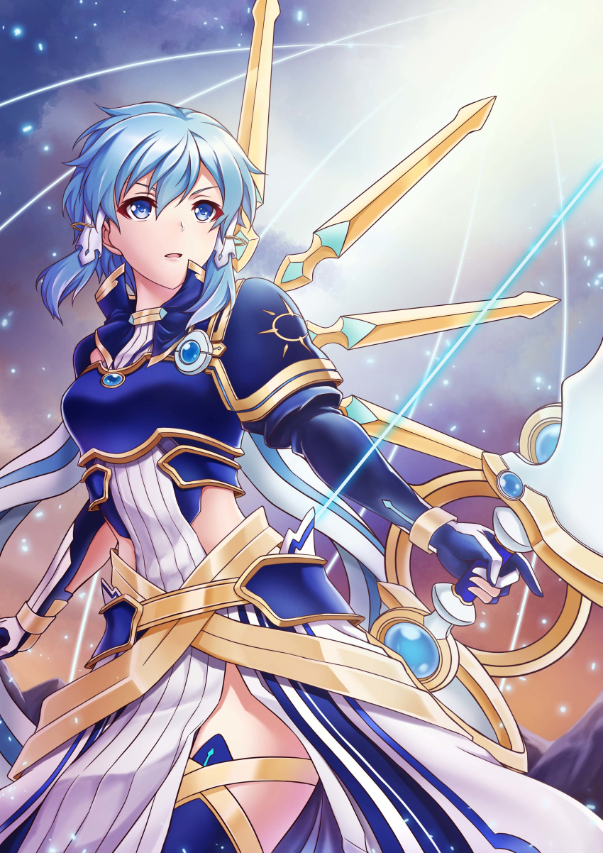 The Big ImageBoard (TBIB) - 1girl absurdres annihilate ray armor blue ...