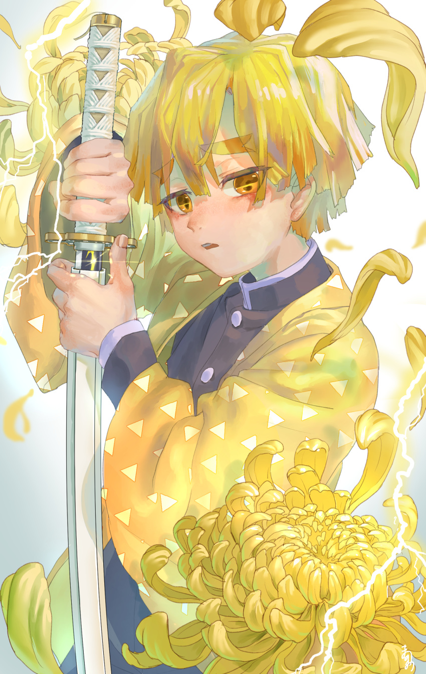 The Big ImageBoard (TBIB) - 1boy absurdres agatsuma zenitsu blonde hair ...