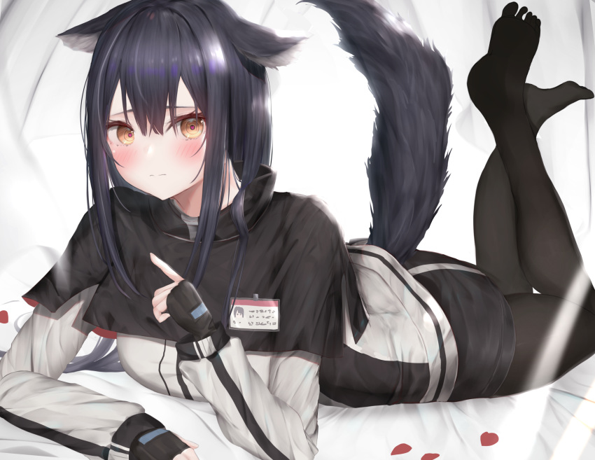The Big ImageBoard (TBIB) - 1girl absurdres animal ears arknights bad id bad pixiv id black hair ...