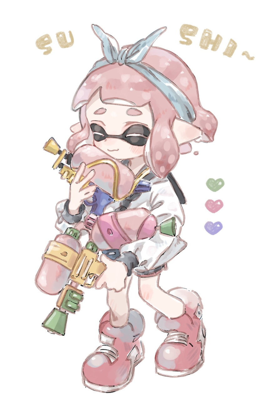 The Big ImageBoard (TBIB) - 1girl :3 ^ ^ bandana black shorts blue ...