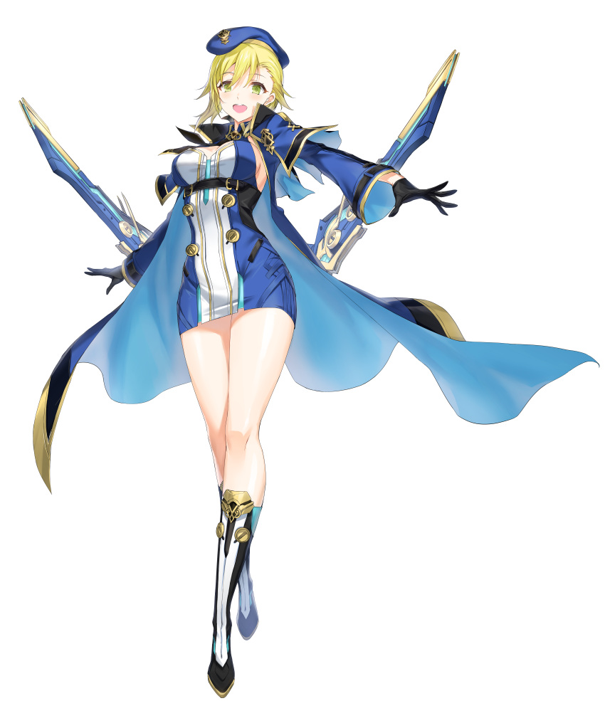 The Big ImageBoard (TBIB) - 1girl absurdres asymmetrical bangs bangs beret black gloves blonde ...