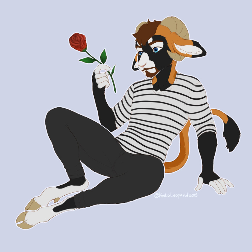 The Big ImageBoard (TBIB) - 1:1 2019 5 fingers anthro biped blue eyes bovid caprine clothed ...