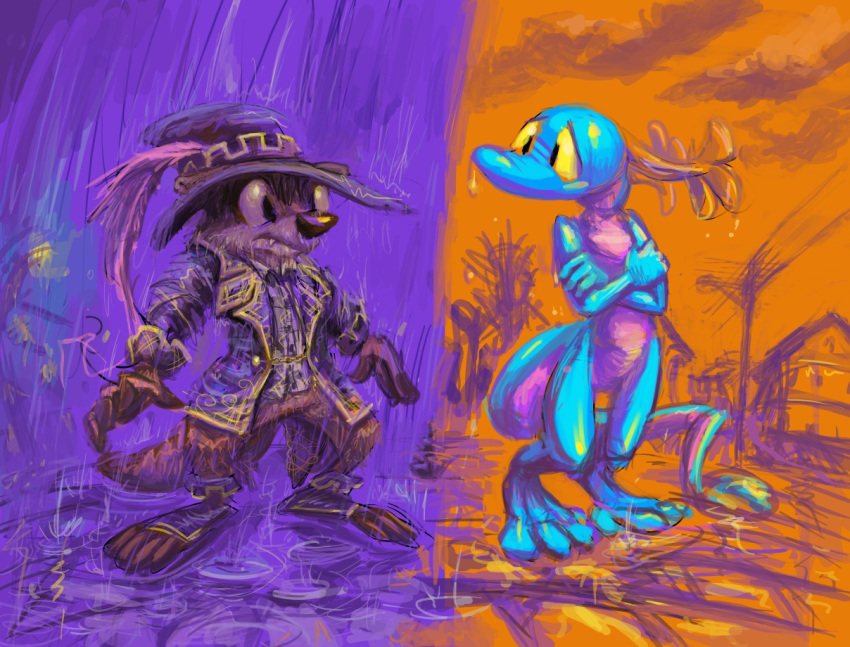 The Big Imageboard Tbib Amphibian Bottomless Clothed Clothing
