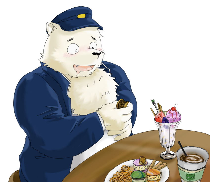 The Big Imageboard Tbib 2019 Anthro Bear Belly Black Nose Blush