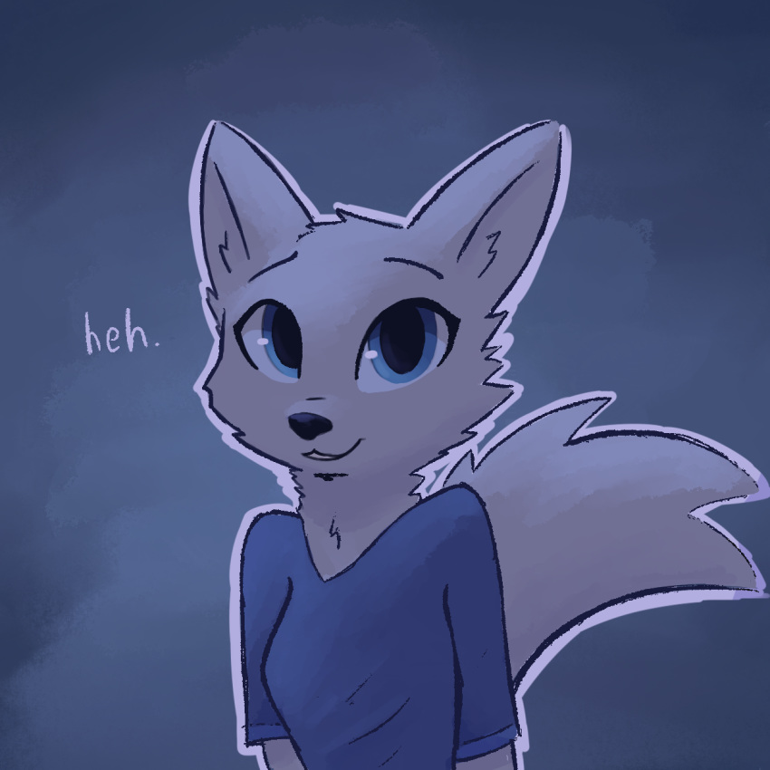 The Big Imageboard Tbib 1 1 2020 Anthro Arctic Fox Blue Background