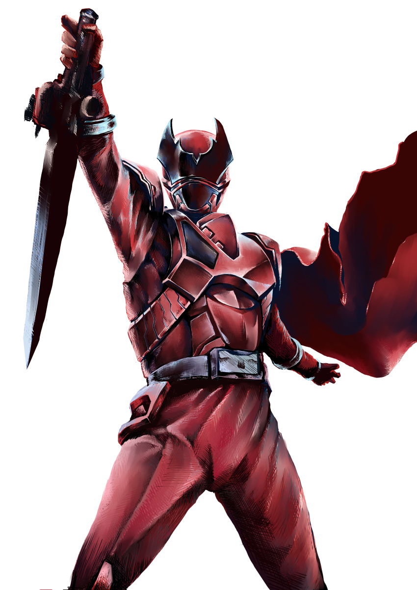 The Big ImageBoard (TBIB) - 1boy absurdres armor belt bodysuit cape ...