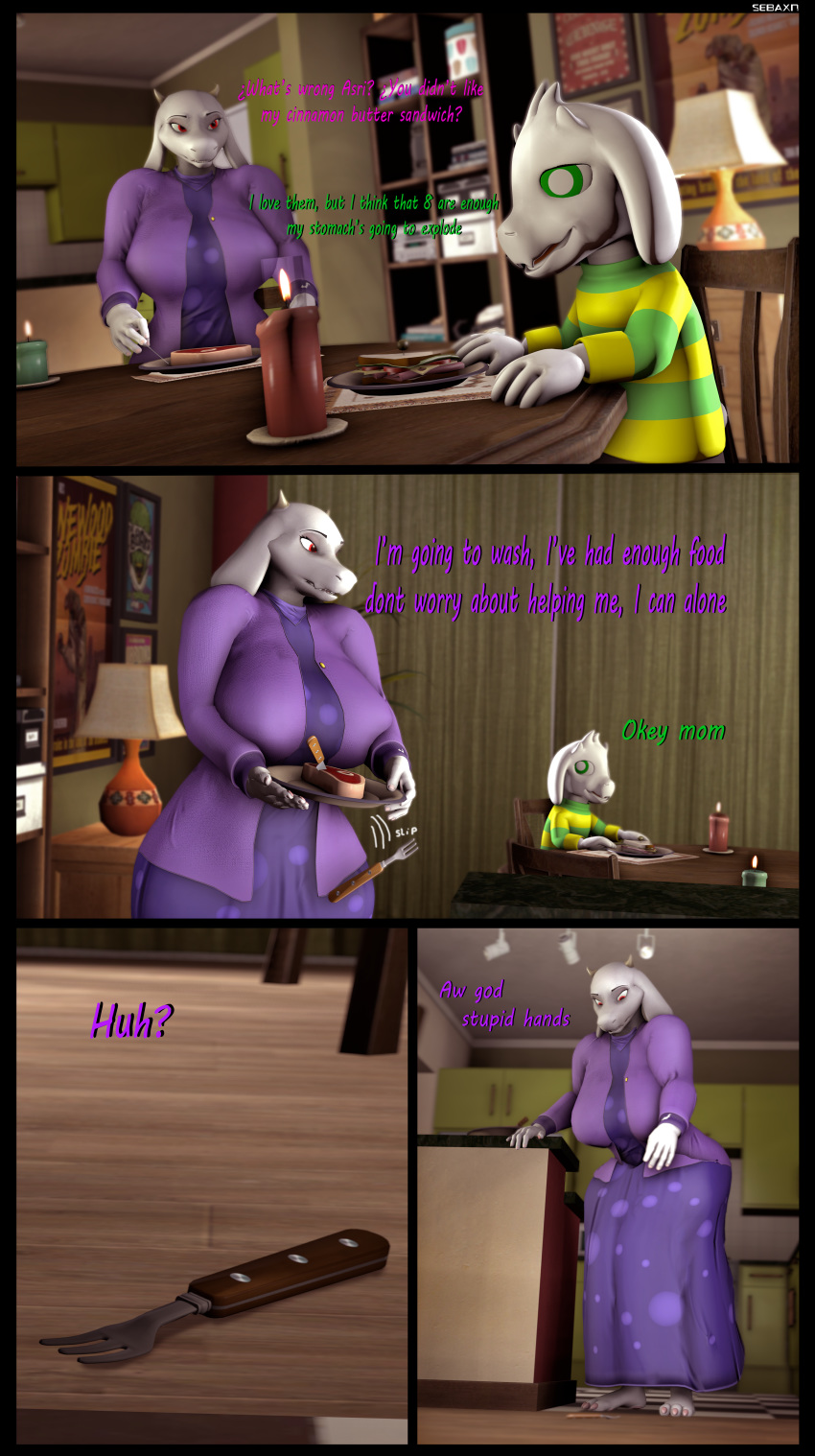 The Big ImageBoard (TBIB) - 2020 3d (artwork) absurd res age difference anthro asriel dreemurr ...