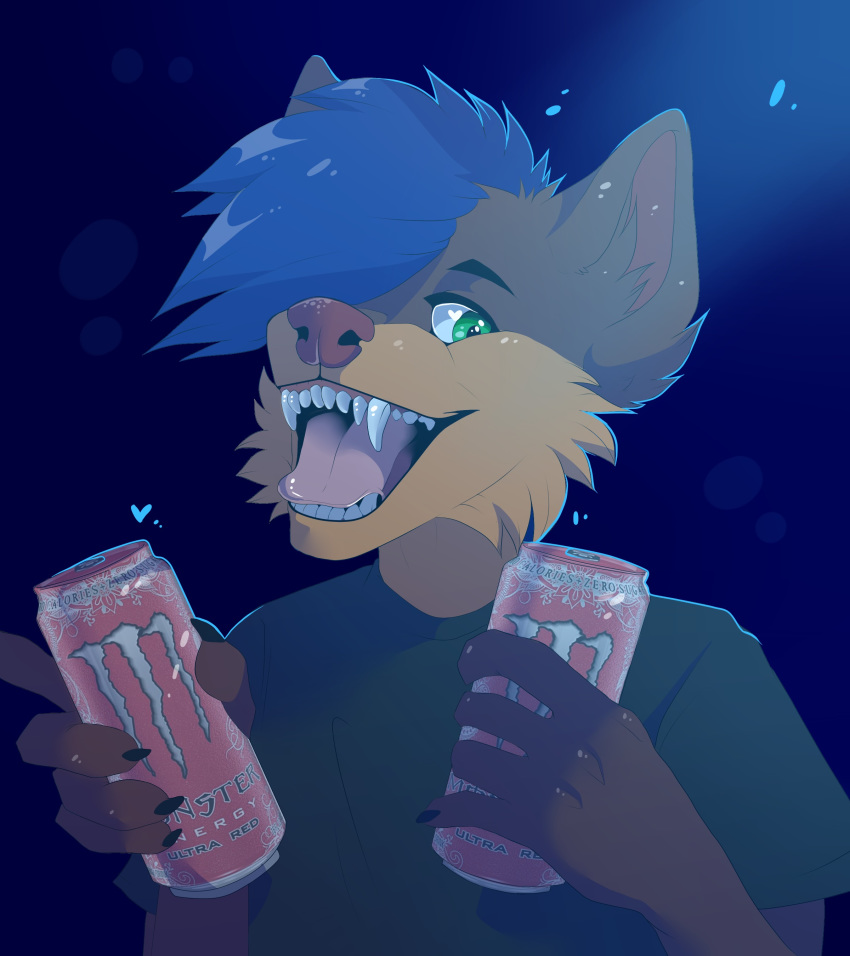 The Big ImageBoard (TBIB) - absurd res anthro black clothing blue hair ...