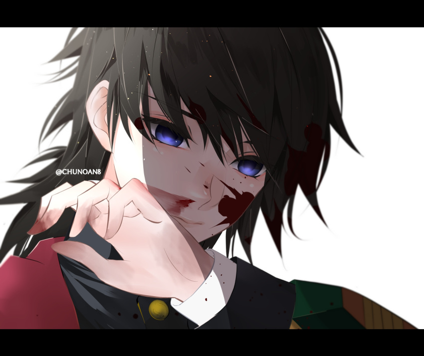 The Big ImageBoard (TBIB) - 1boy black hair bleeding blood blood on ...