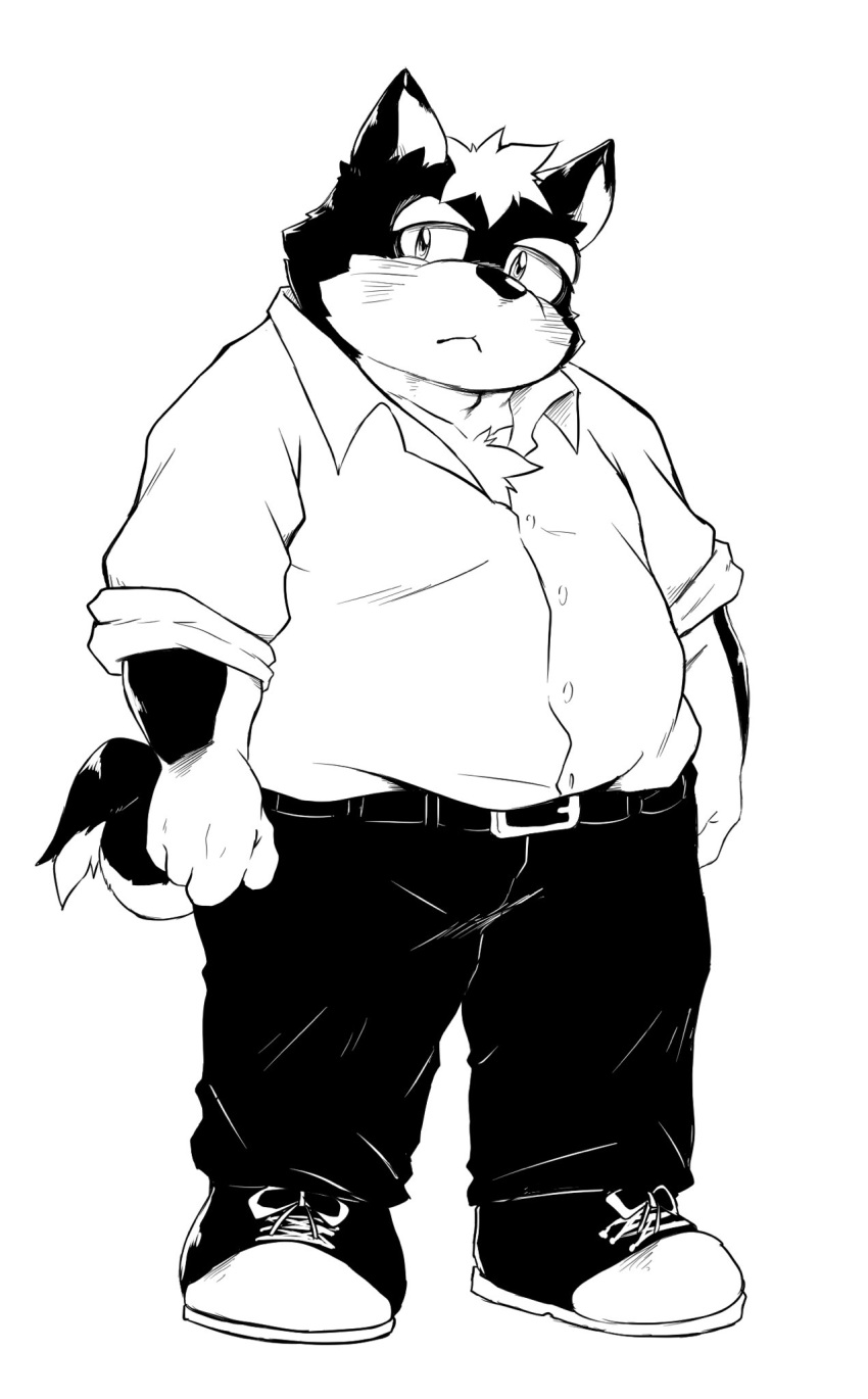 The Big Imageboard Tbib 2020 Anthro Biped Blush Bottomwear Canid
