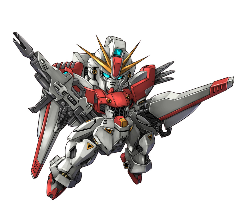 The Big ImageBoard (TBIB) - beam rifle blue eyes chibi dual wielding ...