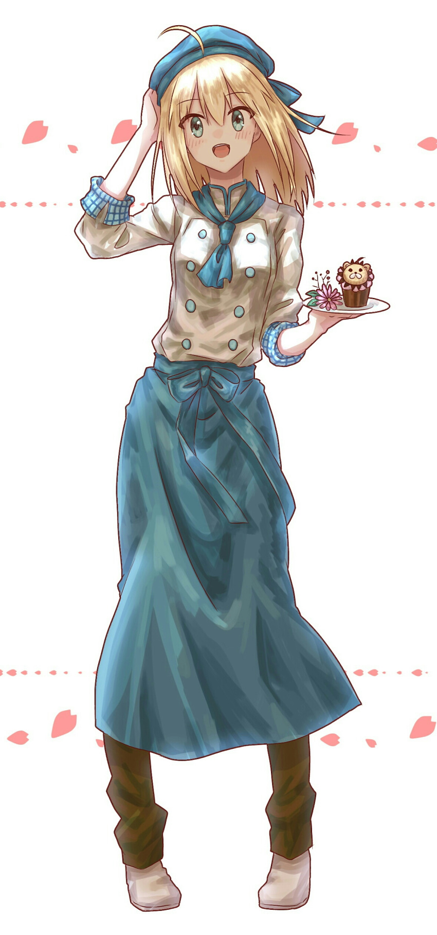 The Big ImageBoard (TBIB) - 1girl absurdres ahoge alternate costume alternate hairstyle artoria ...