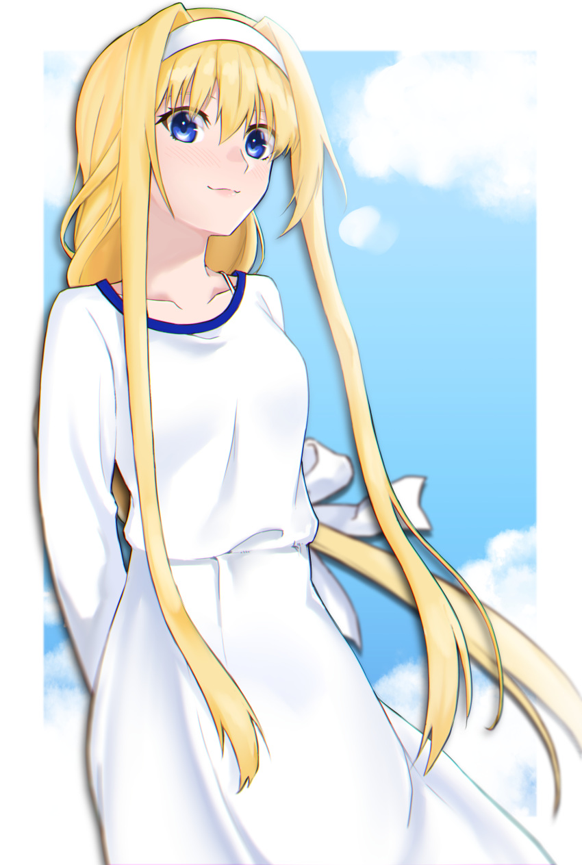 The Big Imageboard Tbib 1girl Absurdres Alice Schuberg Arms Behind